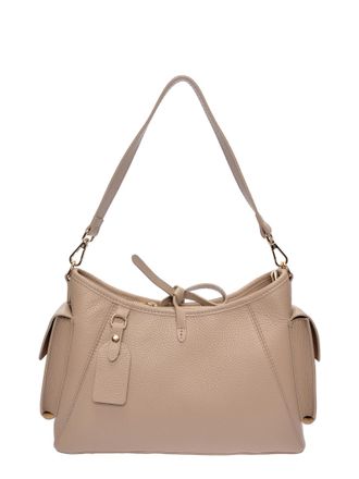 Anna Luchini Beige Rindsledertasche