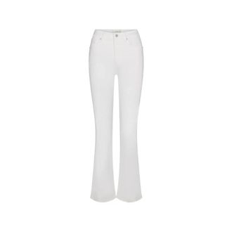 Frame Denim The Icon Long - - Jeans - Damen - Wei&szlig; - W26