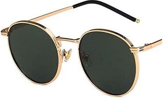 Generic Lunettes de soleil rétro pour hommes et femmes 2025 Street Shot monture ronde vacances en plein air (couleur : D, taille : 1)