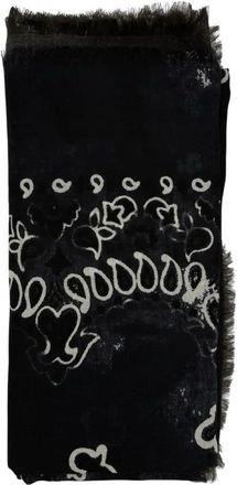 Destin Tücher & Schals - Large Square Scarf With Bandana-Inspired Pattern - Gr. unisize - in Schwarz - für Damen