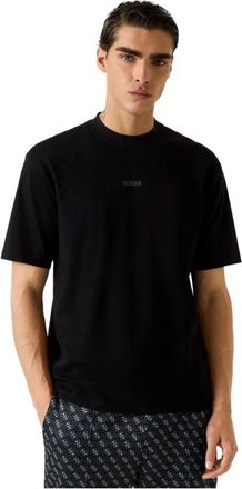 Guess Homme, Tops, Noir, Taille: M TShirt MC coton