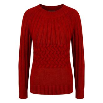 Moorer Anetta Pullover mit Rundhalsausschnitt - - Knitwear - Damen - Rot - XS