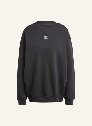 adidas Originals Adidas Originals Essentials Fleece-Sweatshirt, Rundhalsausschnitt, Lang, Oversized schwarz