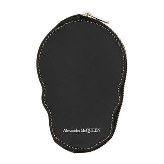 Alexander McQueen Skull M&uuml;nzbeutel - - Accessories - Herren - Schwarzk - ONE SIZE