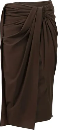 Jacquemus Femme, Jupes, Brun, Taille: 36 FR La Jupe Par&eacute;o