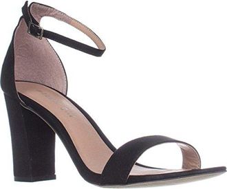 Madden Girl Femme Beella Heeled Sandal, Tissu Noir, 38.5 EU