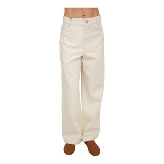 Max Mara Zarina Wide-Leg Jeans - - Jeans - Damen - Beige - S