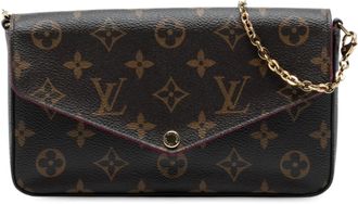 Louis Vuitton Hobo Bags - Monogram Pochette Felicie - Gr. unisize - in Braun - für Damen