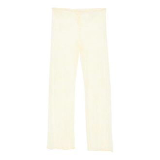 Os&eacute;ree Spitzenhose - - Trousers - Damen - Gelb - S