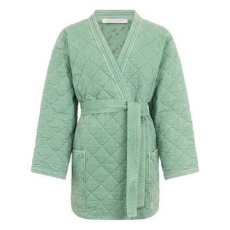 Philosophy di Lorenzo Serafini Mantel in Kniel&auml;nge - - Nightwear & Lounge - Damen - Gr&uuml;n - XL