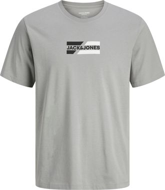 Jack & Jones Herren Jjecorp Logo Tee Ss O-Neck Noos, Ultimate Grey, XXL
