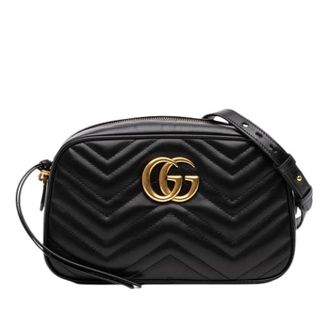Gucci Pre-owned Vintage Quilted Crossbody Bag - - Pre-owned - Damen - Schwarzk - ONE SIZE