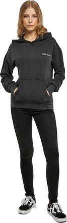 Urban Classics Kapuzenpullover Logo f&uuml;r Damen (Schwarz)