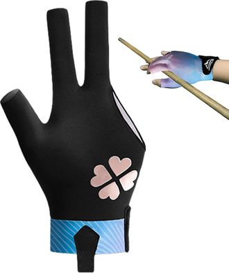 Generic Billardqueue-Handschuhe, Billard-Handschuhe, Fingerhandschuhe, Sport- und Poolhandschuhe, rutschfest, elastisch, atmungsaktiv für Sie