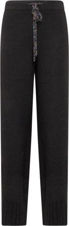Circus Hotel Femme, Pantalons, Noir, Taille: 38 FR Pantalon de surv&ecirc;tement avec logo &agrave; paillettes