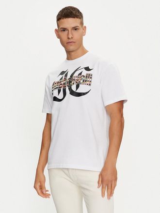 Just Cavalli T-Shirt 76OAHG12 Wei&szlig; Regular Fit