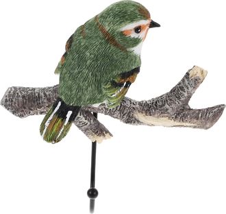 Valiclud Kreativer Vogel Wandhaken aus Harz mit AST Design Dekorativer Garderobenhaken für Schlüssel Mäntel und Handtücher Robuster Wandmontage Haken für Flur 