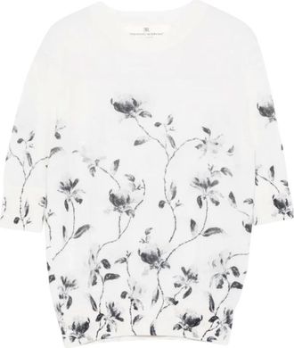 Ermanno Scervino Femme, Pulls, Multicolore, Taille: 38 FR Pull Imprim&eacute; Floral