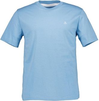 Marc O'Polo Herren T-Shirt blau Baumwolle