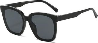 Generic Lunettes De Soleil À Monture Carrée For Hommes Et Femmes, Idéales For Les Vacances La Conduite(Black)