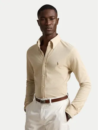 Polo Ralph Lauren Hemd 710P03967502 Hellbeige Slim Fit