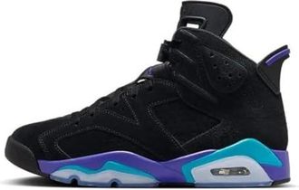 Nike Jordan Air 6 Retro Aqua Black/Bright Concord-Aquatone pour homme (CT8529 004), Noir/bleu clair, 44 EU