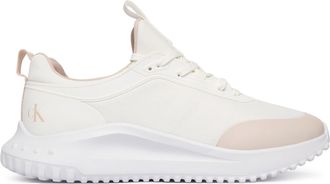 Calvin Klein Jeans Sneakers Calvin Klein Jeans Eva Runner Laceup Sock Mat Mix YW0YW02064 Wei&szlig;
