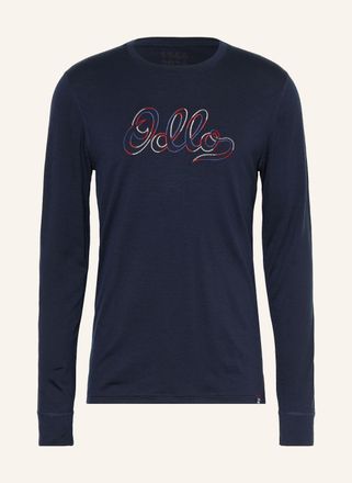 Odlo Funktionsshirt Merino 200 80 Years Aus Merinowolle blau