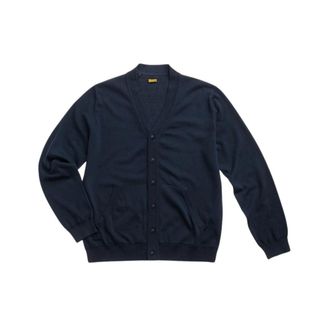 Blauer Homme, Pulls, Bleu, Taille: M Veste Tricotée Bleu Marine