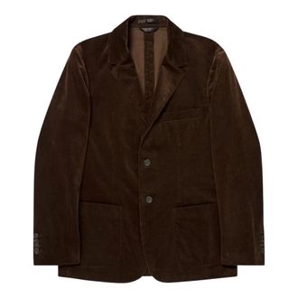 Sunspel Blazer en velours c&ocirc;tel&eacute; - Homme - Vestes - Brun - Taille: L