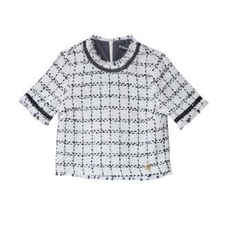 Karl Lagerfeld Boucl&eacute; Top - - Blouses & Shirts - Damen - Wei&szlig; - XS