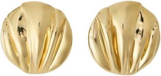 Chlo&eacute; Femme, Accessoires, Jaune, Taille: ONE Size Laiton Gold-Tone Earrings