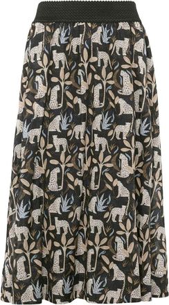 Rabe Femme, Jupes, Multicolore, Taille: 46 FR Midi Skirt