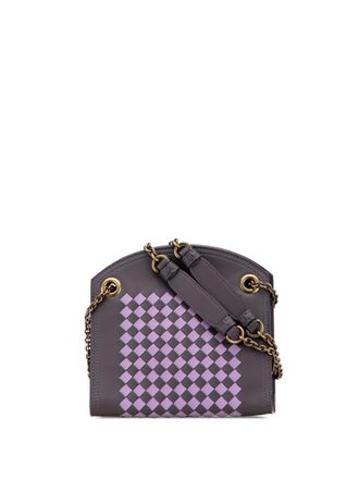 Bottega Veneta sac porté épaule Chain Wallet en cuir Nappa Intrecciato (2012-2025) - Gris