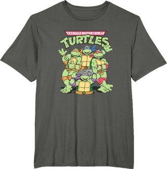 Teenage Mutant Ninja Turtles Group Shot Classic Vintage T-Shirt