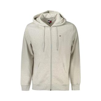 Tommy Hilfiger Grauer Baumwoll-Pullover mit Rundhalsausschnitt - - Sweatshirts & Hoodies - Herren - Grau - 2XL