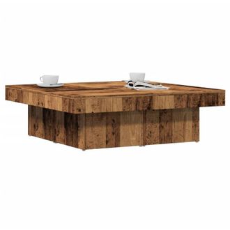 vidaXL Table basse vieux bois 90x90x28 cm bois ding&eacute;nierie Vidaxl