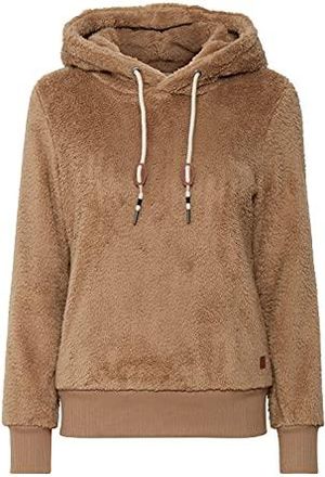 Oxmo Anniken Pull à capuche pour femme avec doublure en peluche, Kelp (171022)., XL