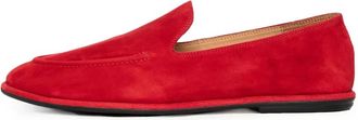 Cesare Gaspari Femme, Chaussures, Rouge, Taille: 36 EU Soft Step Suede Mocassins