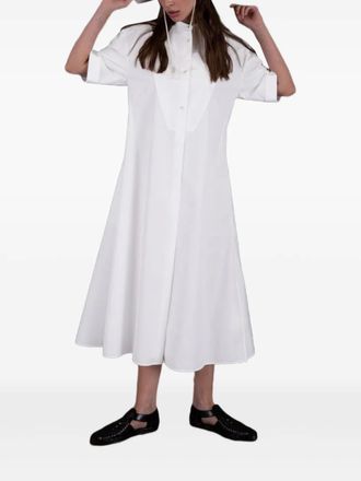 Jil Sander Klassisches Shiftkleid - Weiß