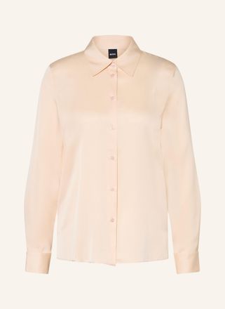 HUGO BOSS Hemdbluse Bonya Aus Seide rosa