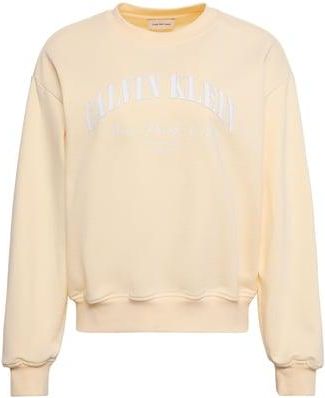 Calvin Klein Pull imprim&eacute; &agrave; col rond en coton