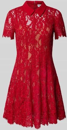 Self Portrait Minikleid aus floraler Spitze