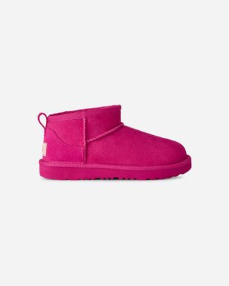 UGG Classic Ultra Mini Boot f&uuml;r Kinder in Dark Peony, Gr&ouml;&szlig;e Twinface