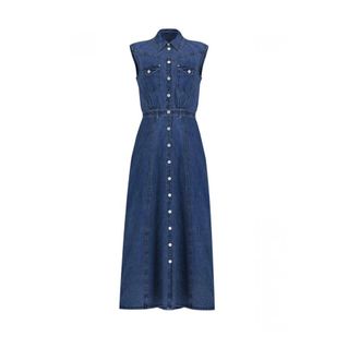 Guess Damen, Kleider, Blau, SGr&ouml;&szlig;e