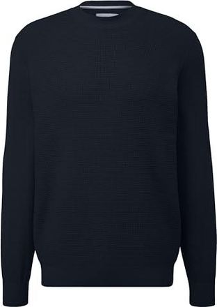 s.Oliver 2137426 Pull avec Motif gaufr&eacute; piqu&eacute;, 5978, S Homme