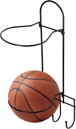 Generic Basketball-Halterung, Wandhalterung, Basketballhalter, Wandmontage, 2-lagiges Ballregal - platzsparender Organizer f&uuml;r Sportger&auml;te, ohne Regal