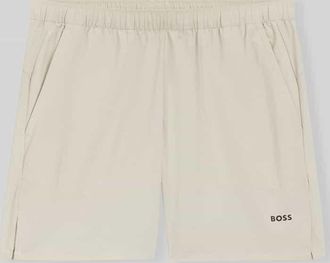 HUGO BOSS Relaxed Fit Sportshorts mit elastischem Bund