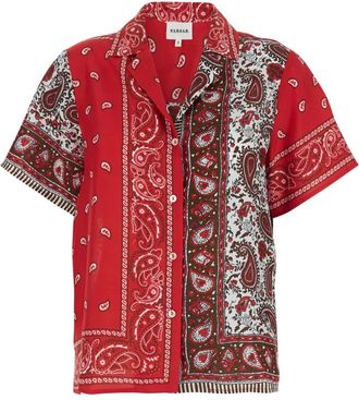 P.A.R.O.S.H. P.a.r.o.s.h., Femme, Blouses et Chemises, Multicolore, Taille: 42 FR Bandana Print Shirt