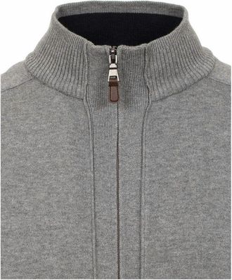 Redmond Strickjacke 681 (1-tlg) mit elastischen B&uuml;ndchen an &Auml;rmelenden und Saum